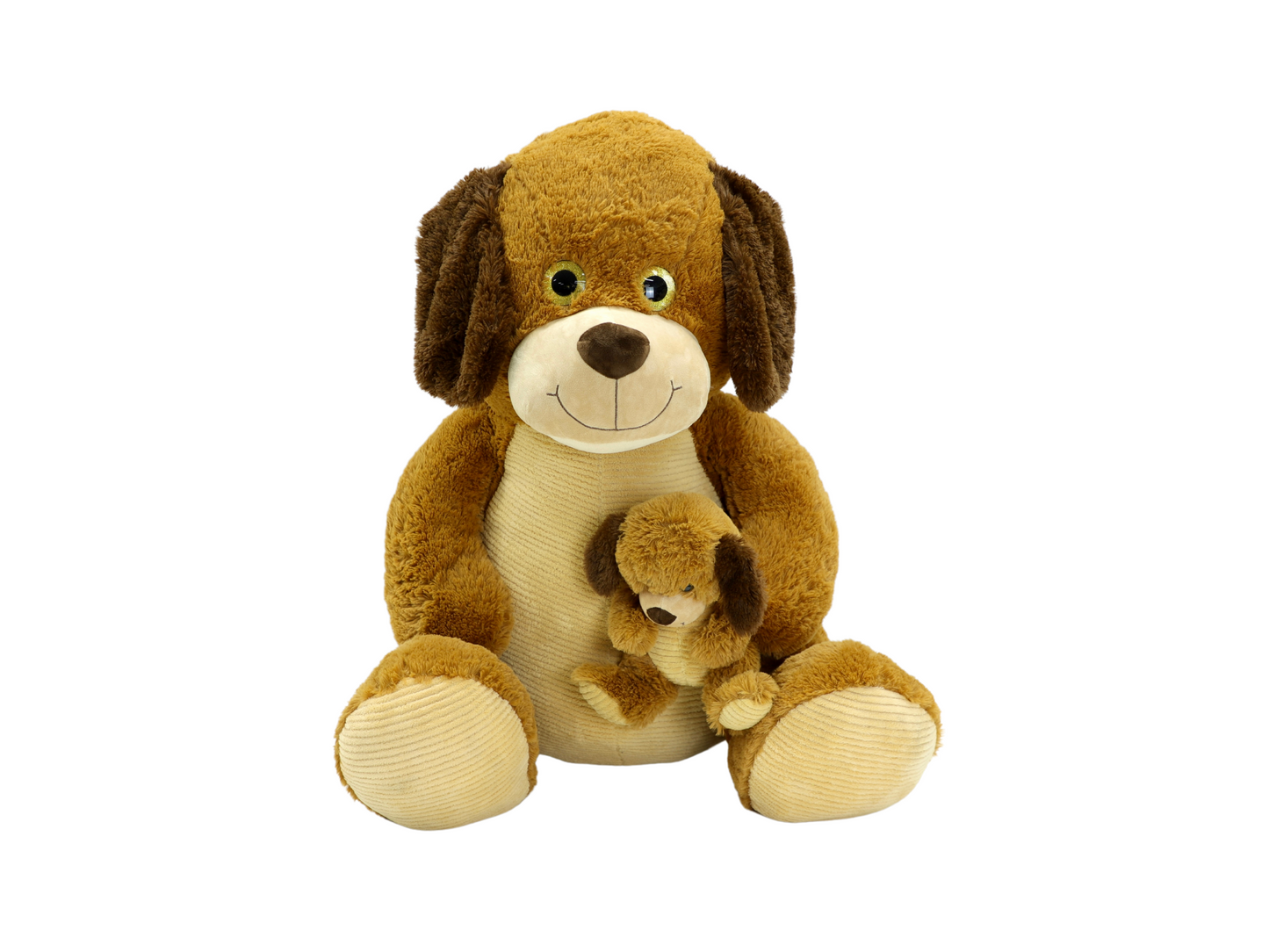 Giant Brown Dog Soft Plush Toy 80cm l Peanut and Butter l Dreamzity ...