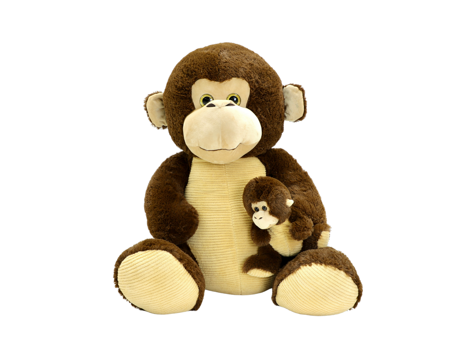 Giant Brown Monkey Soft Plush Toy 80cm l Cookies and Cream l Dreamzity ...